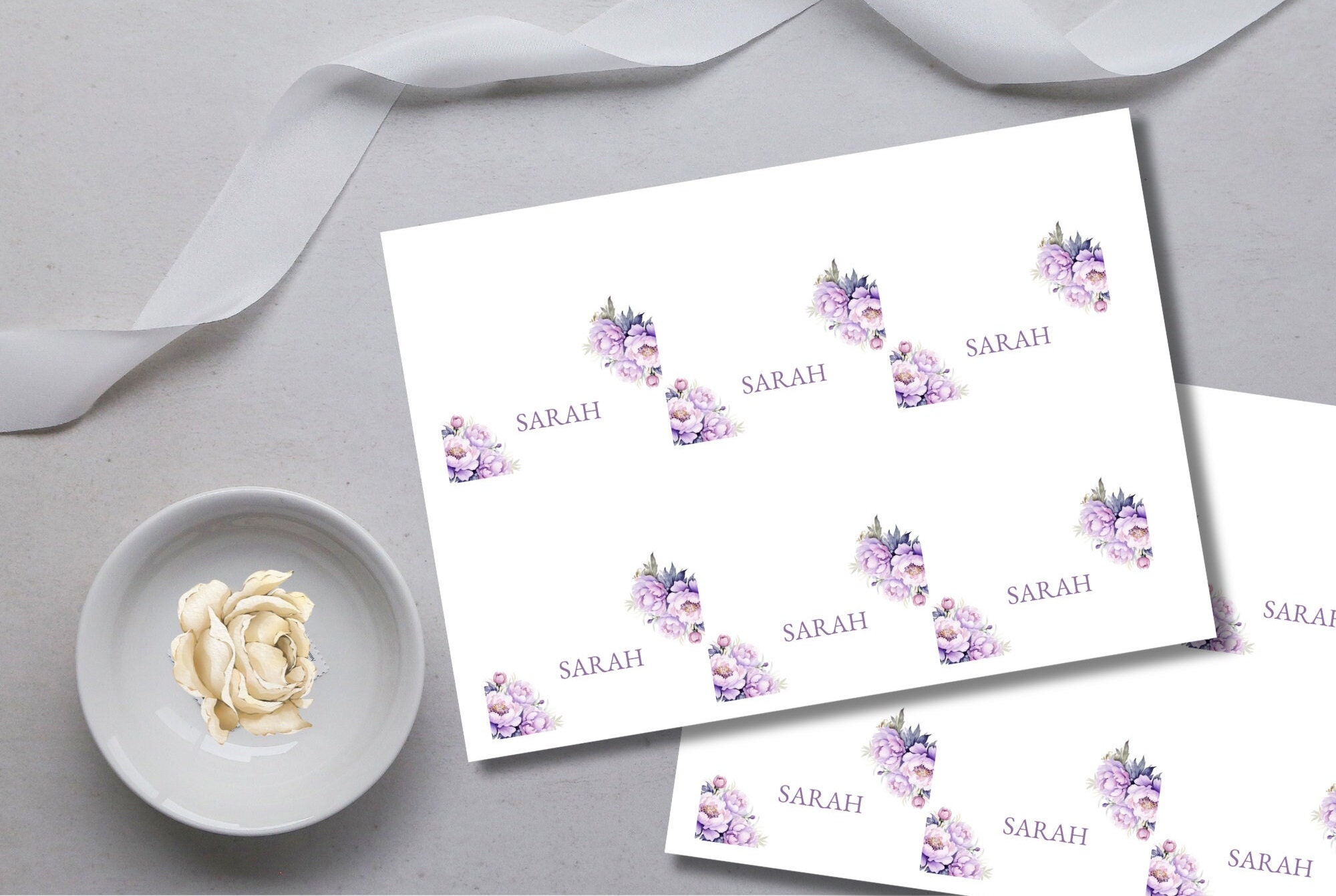 Purple First Communion Menu Template Lavender 1st Holy Communion Decor ...