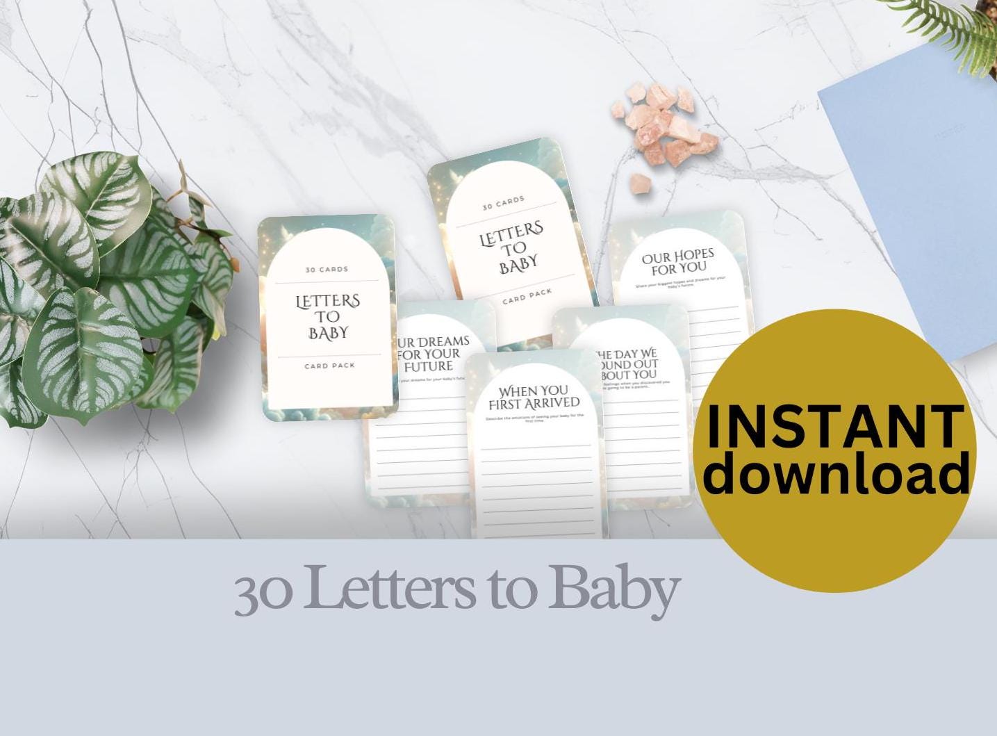 Printable Baby Shower Memorial Table Sign Watching From Heaven Sign ...