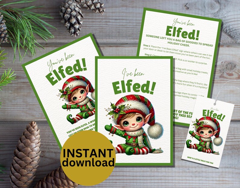 We've Been Jingled Editable Template Christmas Game Printable Holiday ...