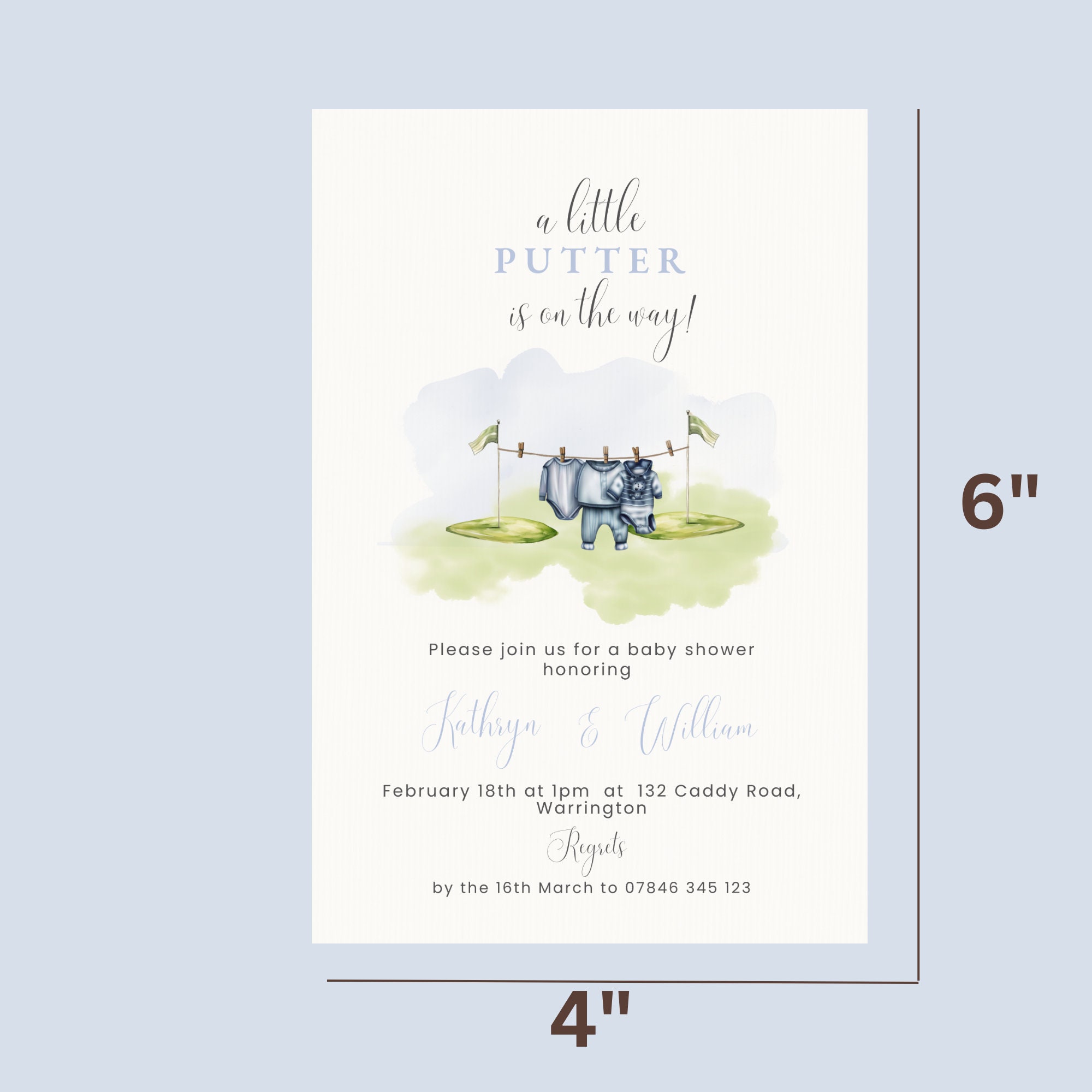 Couples Shower Invitation Golf Theme Boy Baby Shower Couples Shower ...