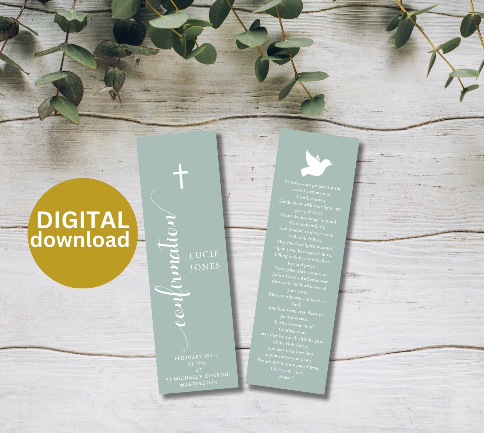 Confirmation Wine Label Confirmation Favors Confirmation Gifts Modern ...