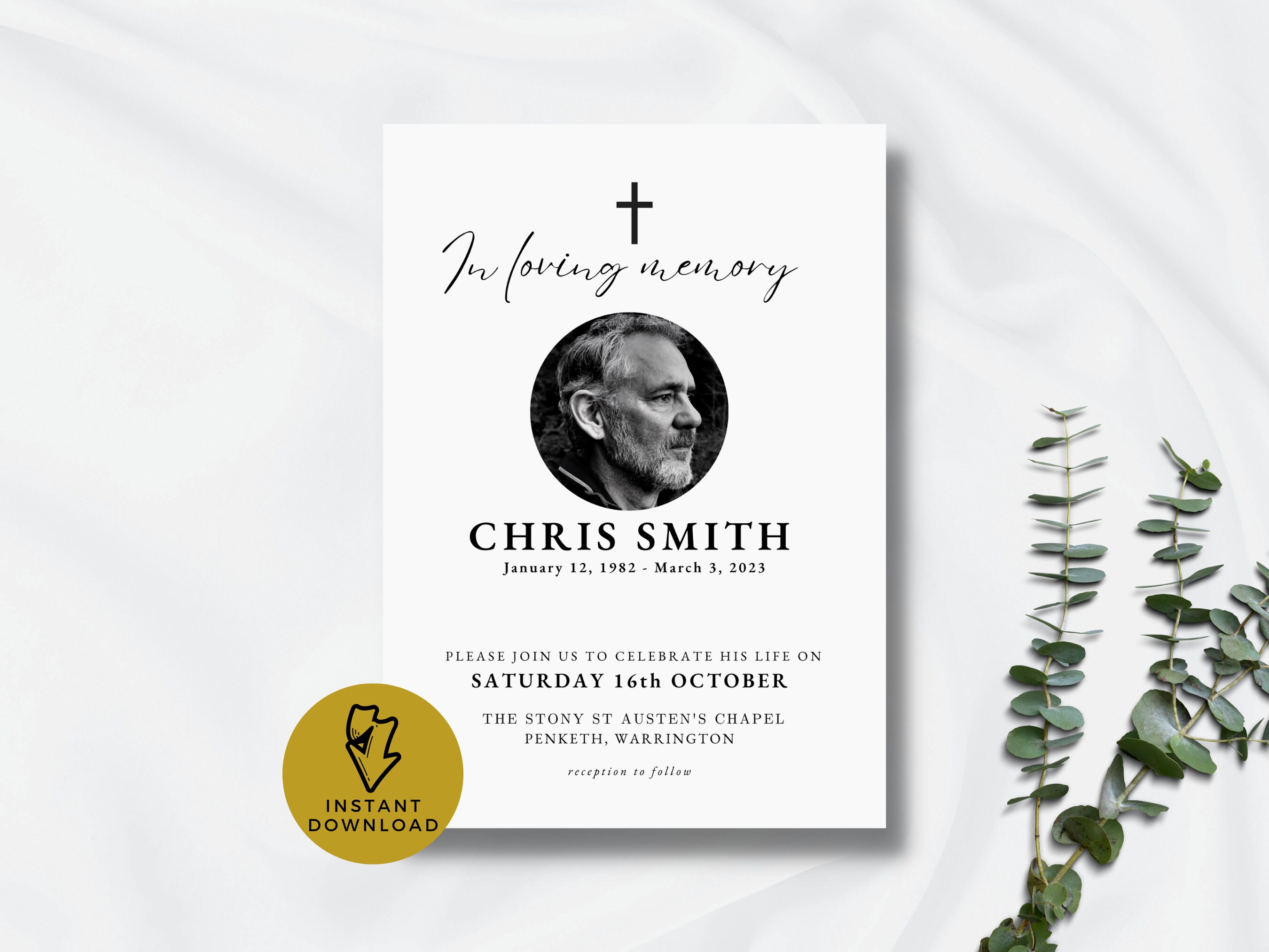 Custom in Loving Memory of Funeral Guest Book, A Personalized ...