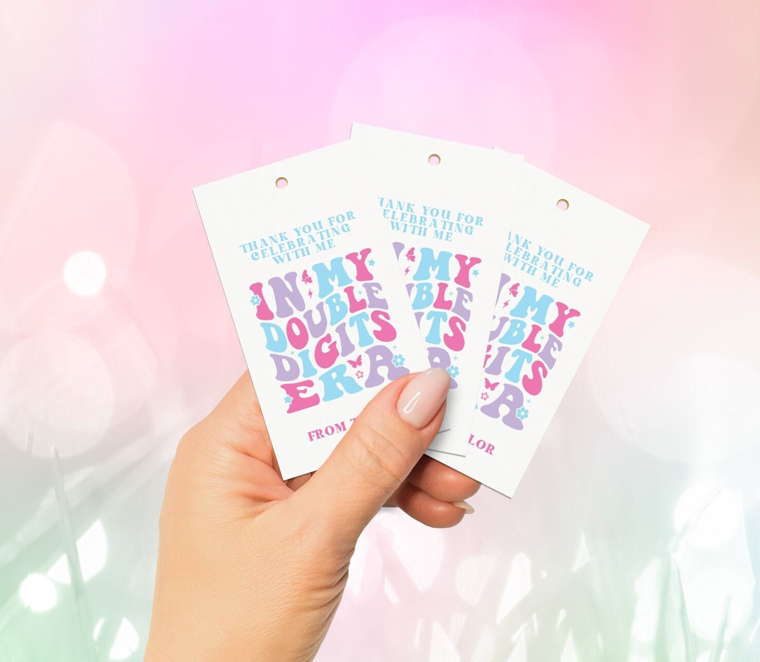 In My Double Digits Era Party Favor in My Era Birthday Favors in My ...