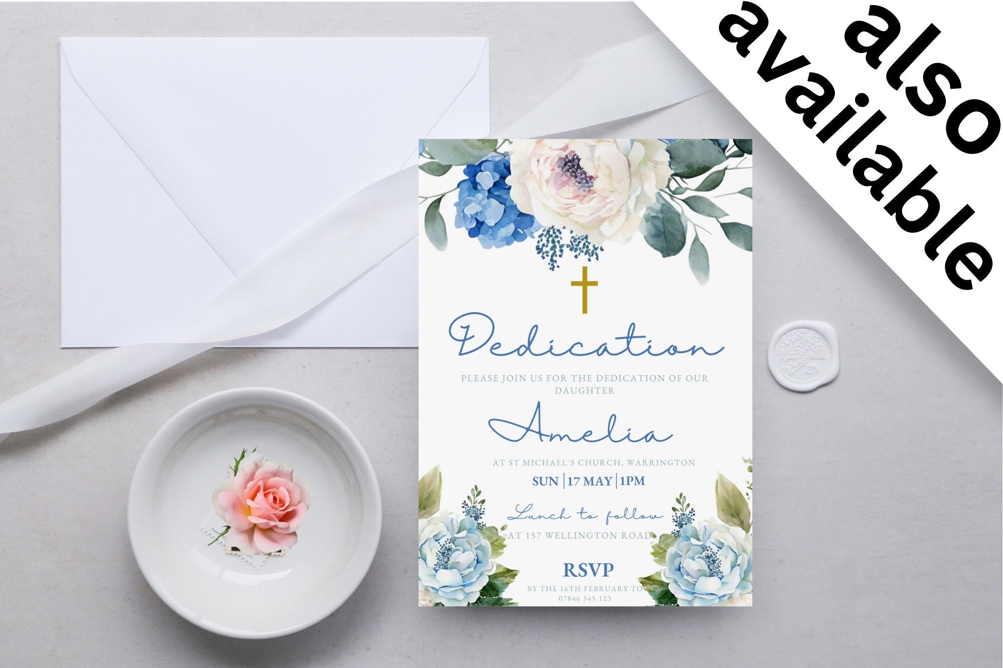 Printable Dedication Welcome Sign Floral Welcome Sign Girls - Etsy