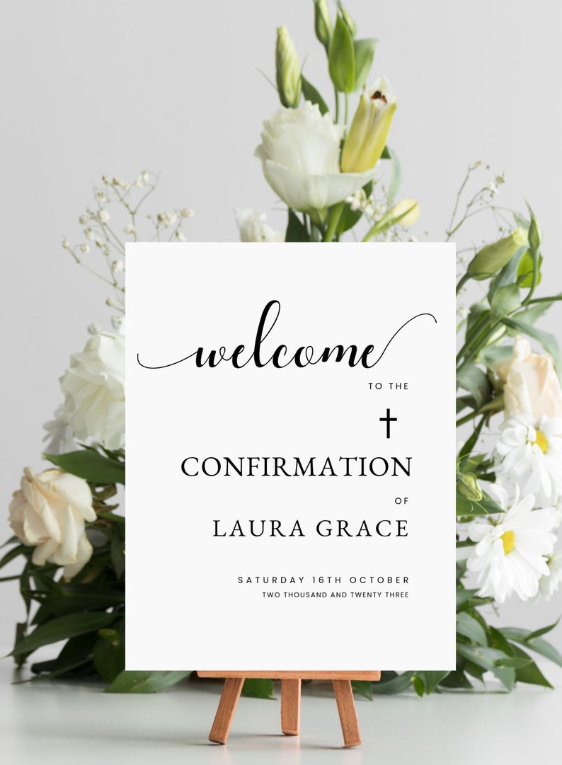 Minimalist Printable Confirmation Bundle, Confirmation Pack, Invite ...