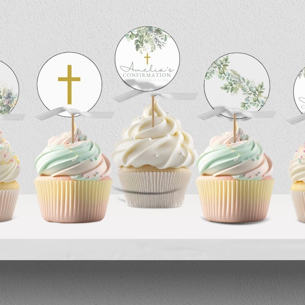 Confirmation Cake Topper - Etsy