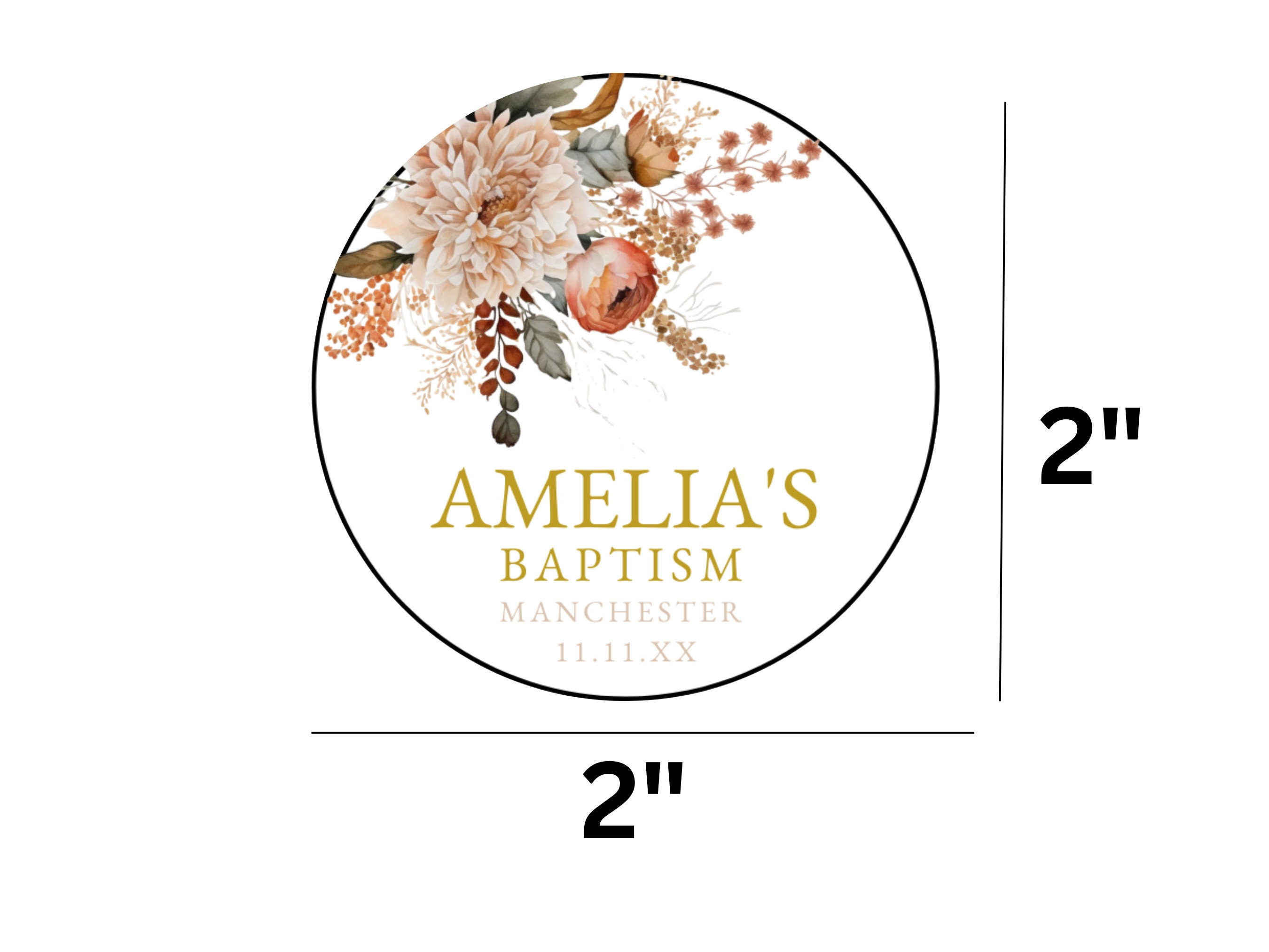Baptism Cupcake Toppers, Fall Baptism Cake Top, Printable Baptism ...