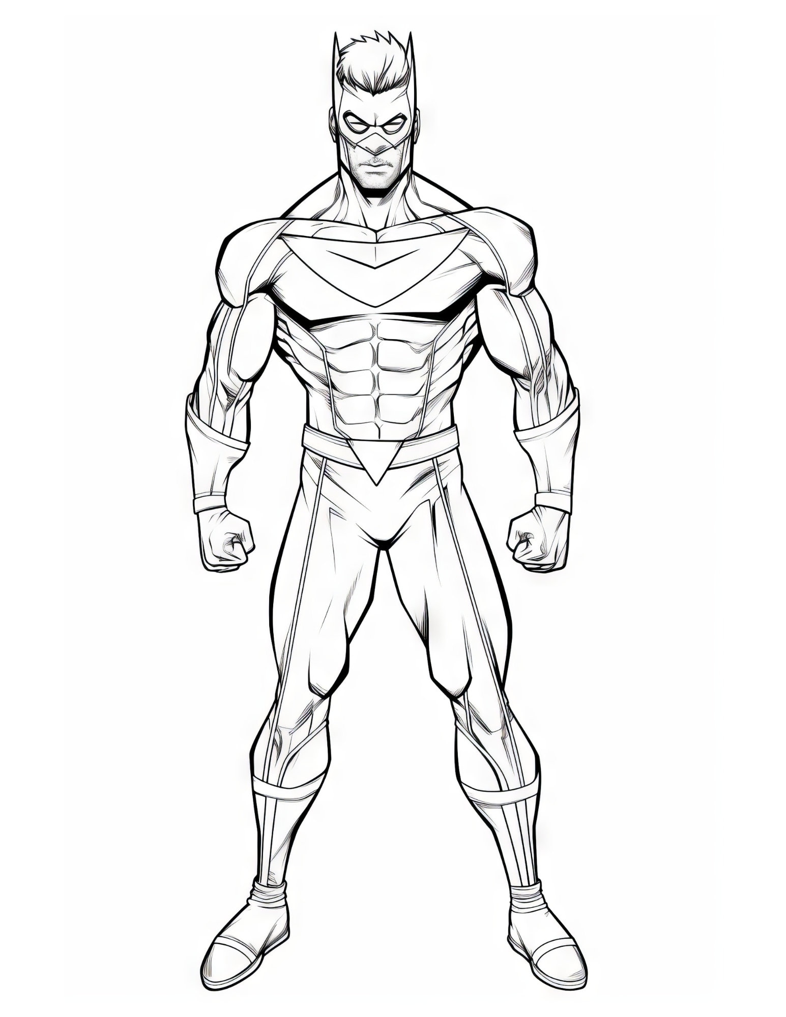 Superhero Coloring Pages, Flying Super Heroes Colouring Activity for ...