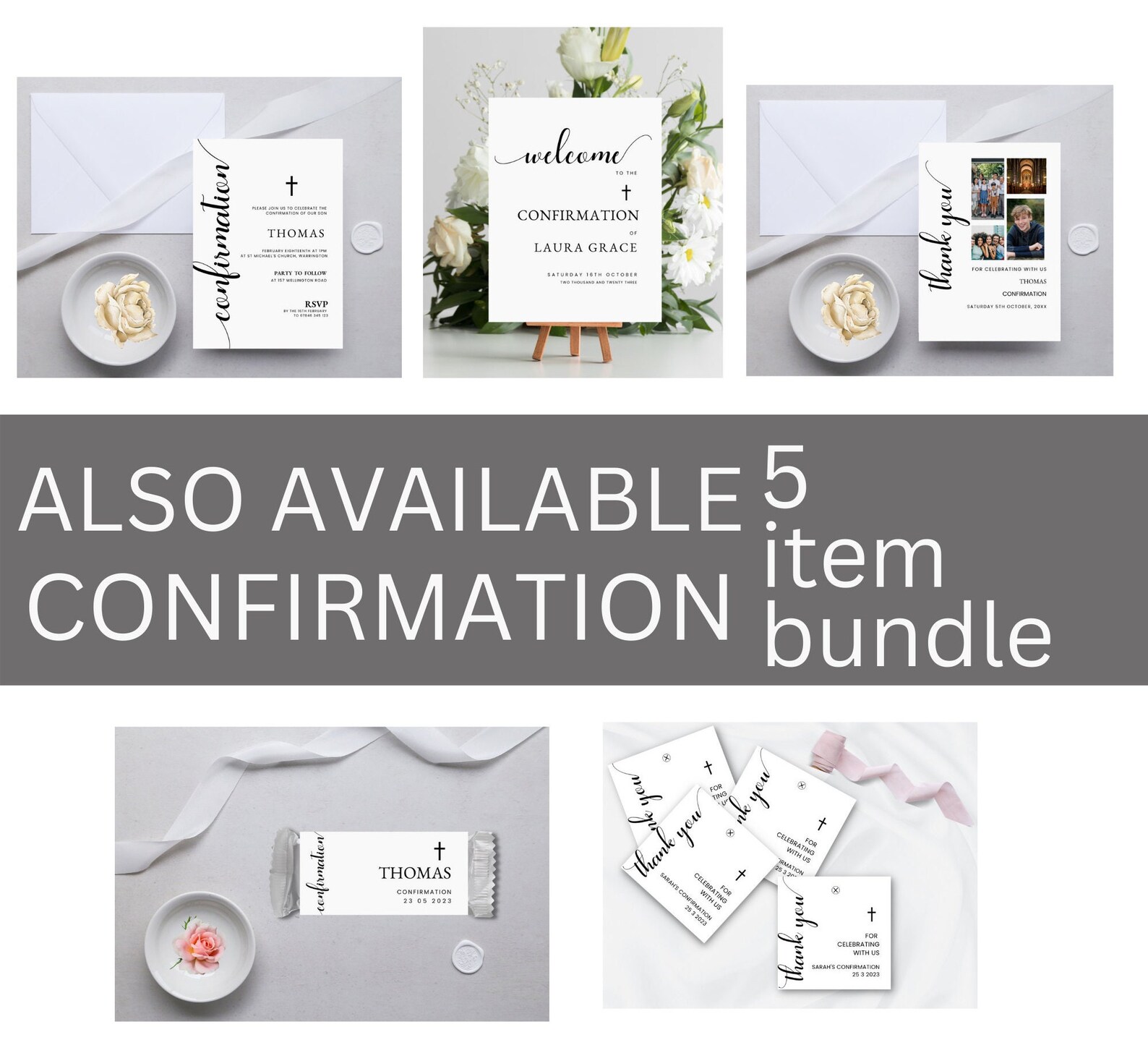 Confirmation Candy Bar Label, Confirmation Party Favor, Girls Party ...