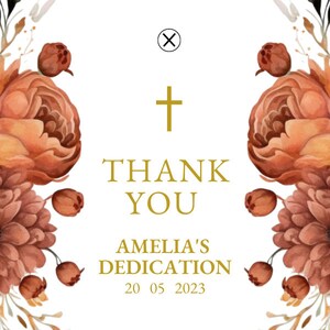 100% Editable Custom Hang Tags Dedication Favor Tag - Etsy