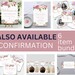 Minimalist Printable Confirmation Bundle, Confirmation Pack, Invite ...