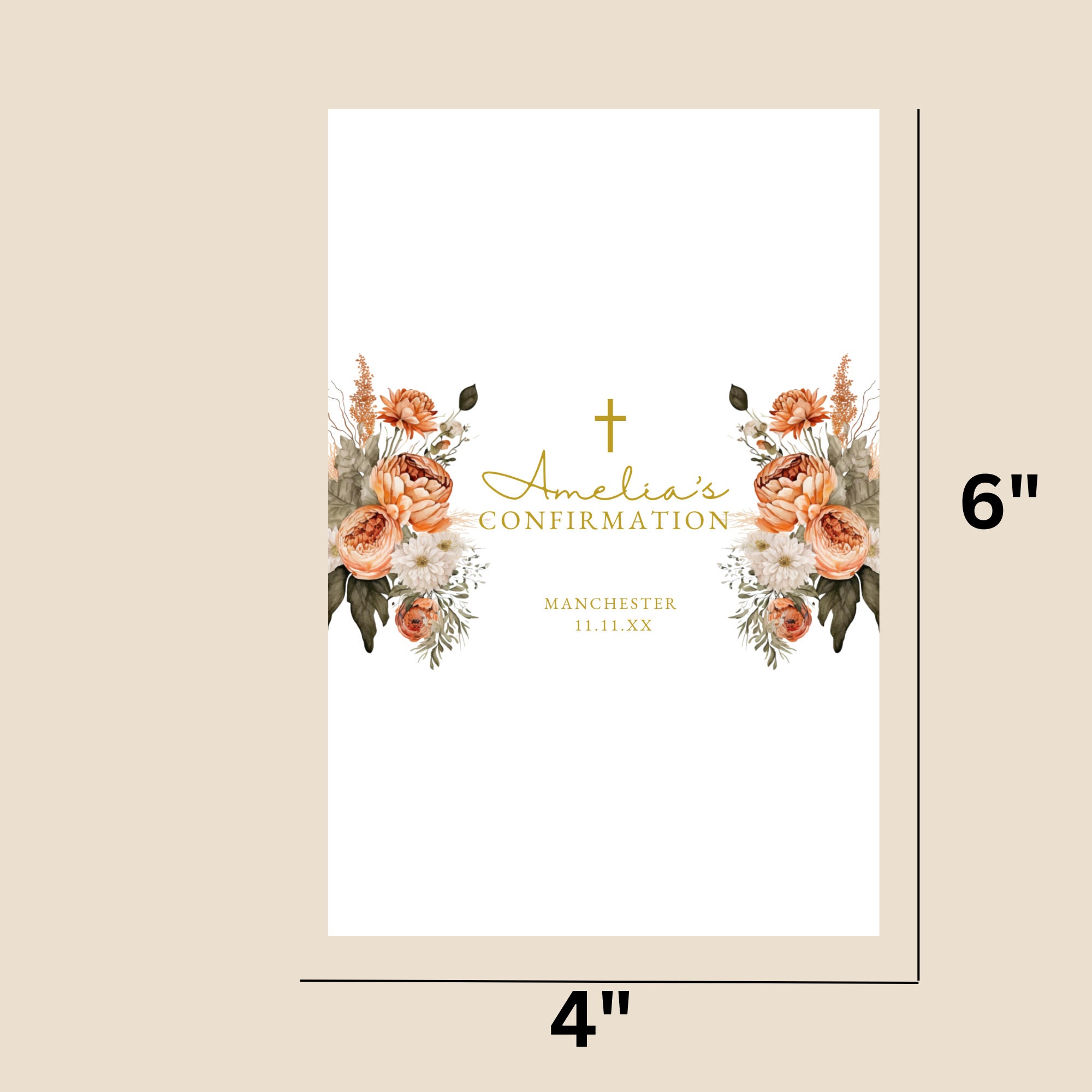 Confirmation Label for Small Chocolate Candy, Fall Baby Shower ...