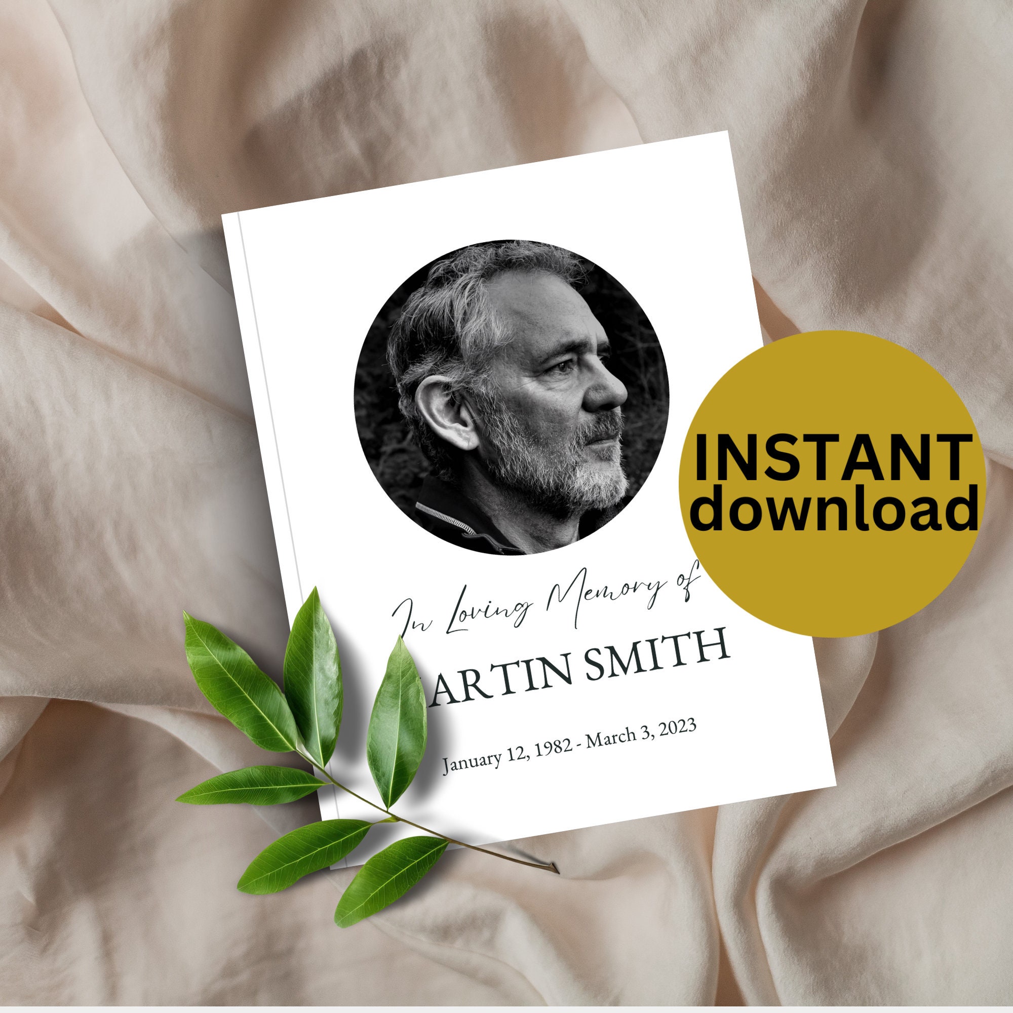 Custom in Loving Memory of Funeral Guest Book, A Personalized ...