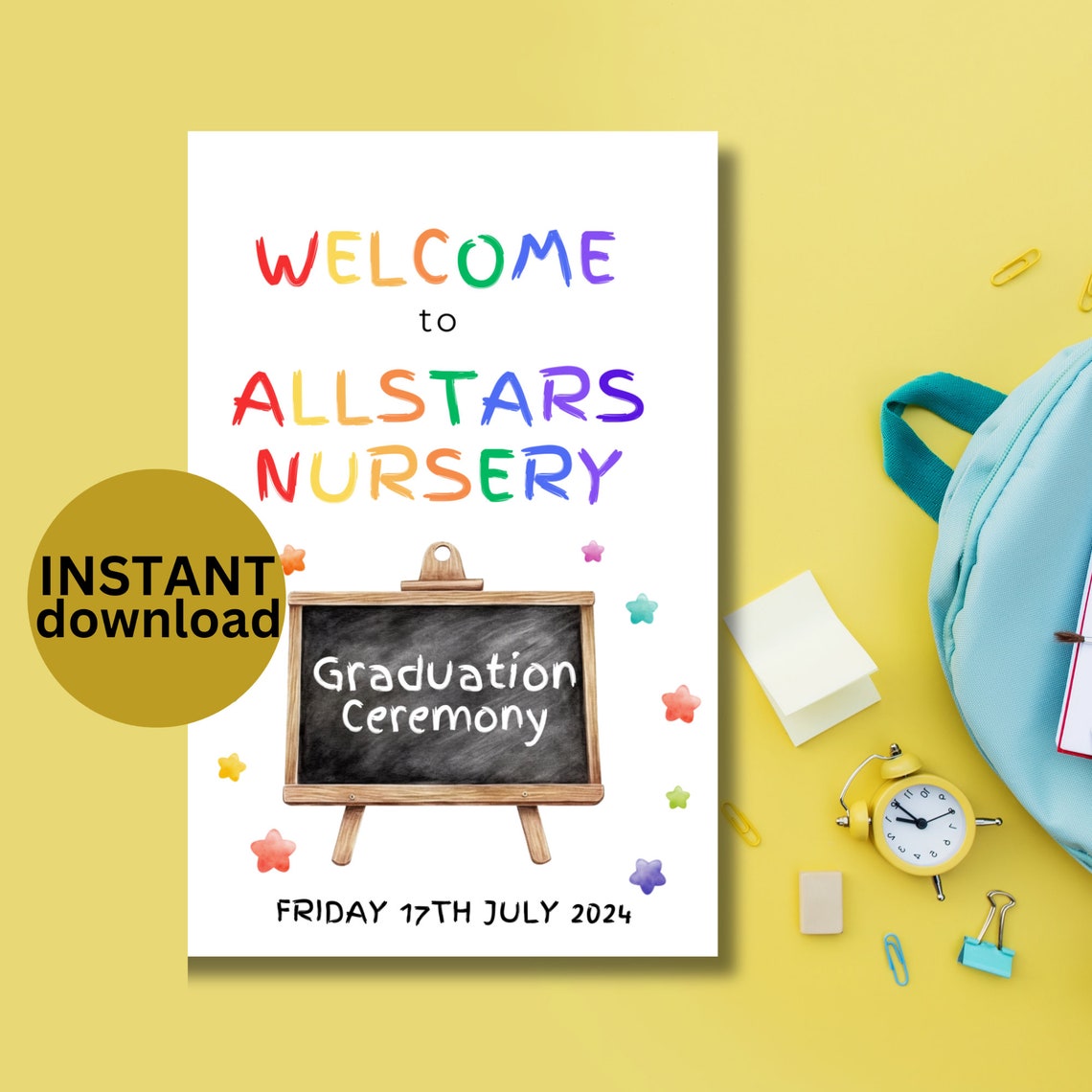 Preschool Graduation Booklet Graduation Program Editable Template for ...