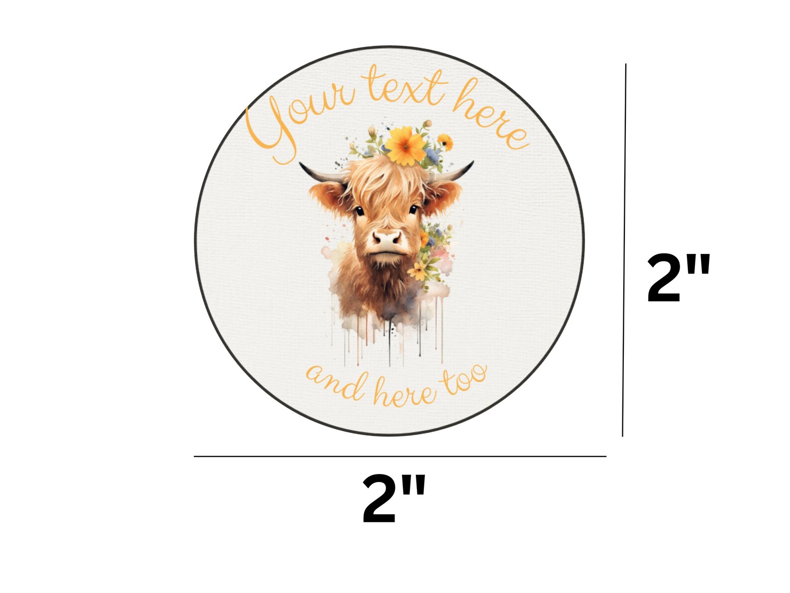 Highland Cow Baby Shower Cupcake Toppers, Editable Template Gender ...