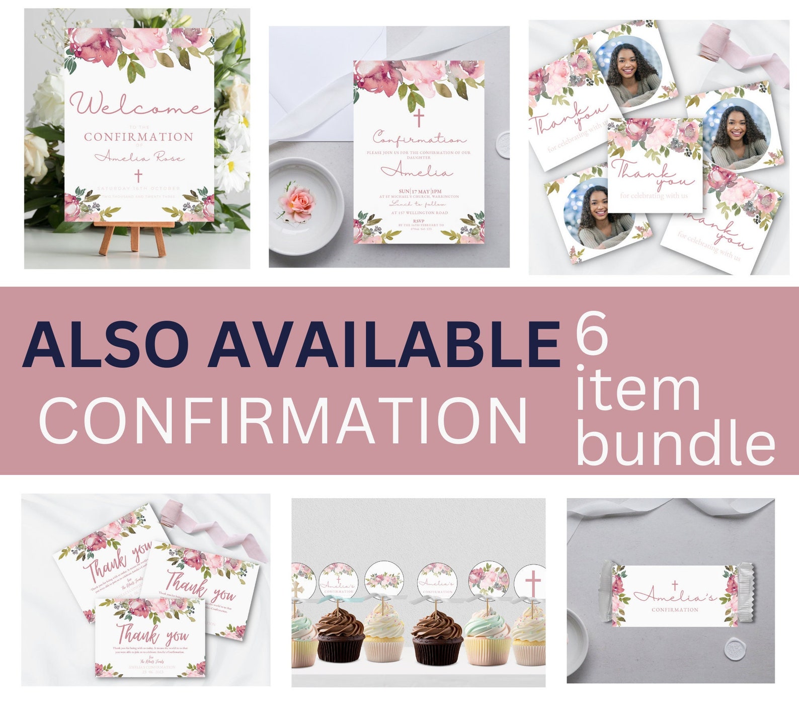 Confirmation Candy Bar Label, Confirmation Party Favor, Girls Party ...