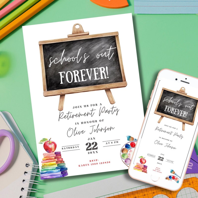 Teacher Retirement Party - Etsy