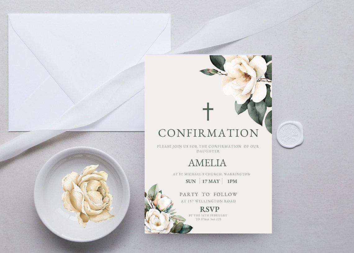 Confirmation Thank You Card Photo, Confirmation Thank You, DIY ...