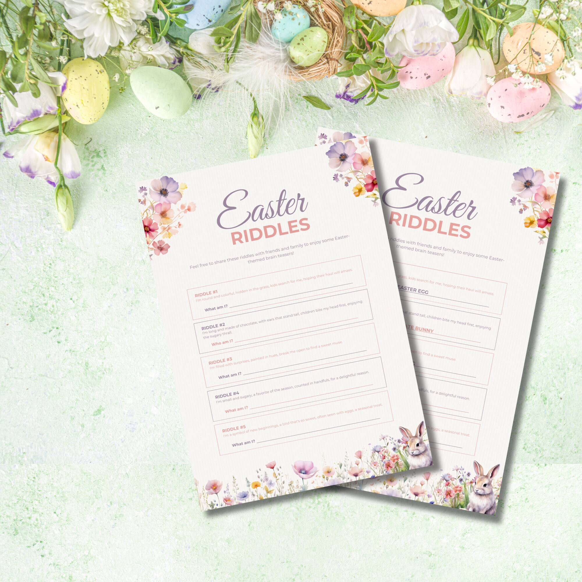 Easter Activity Pack for Kids Classroom Party Easter Brunch Family Game ...