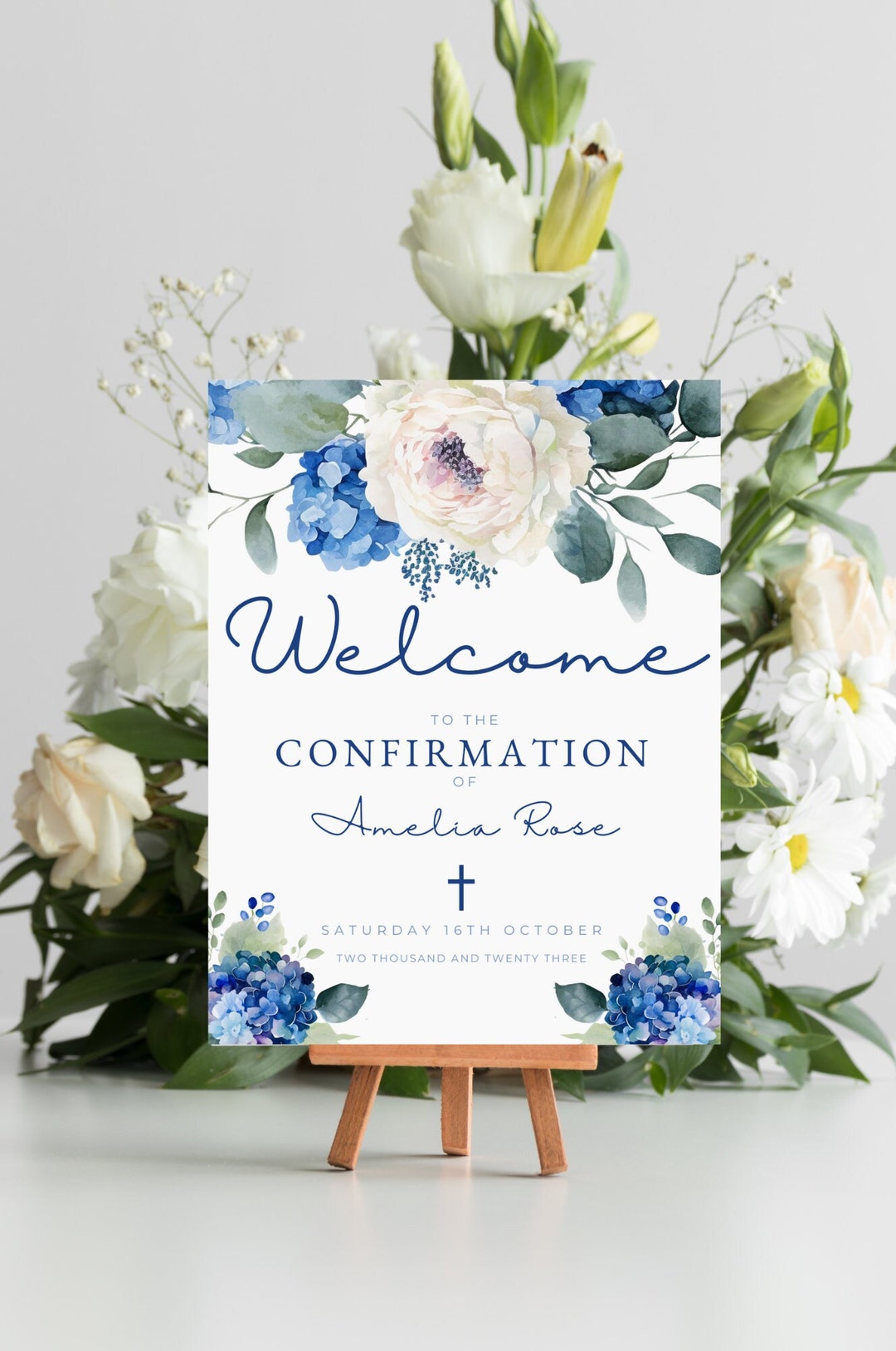 Confirmation Welcome Sign, Printable Welcome to the Party Sign ...