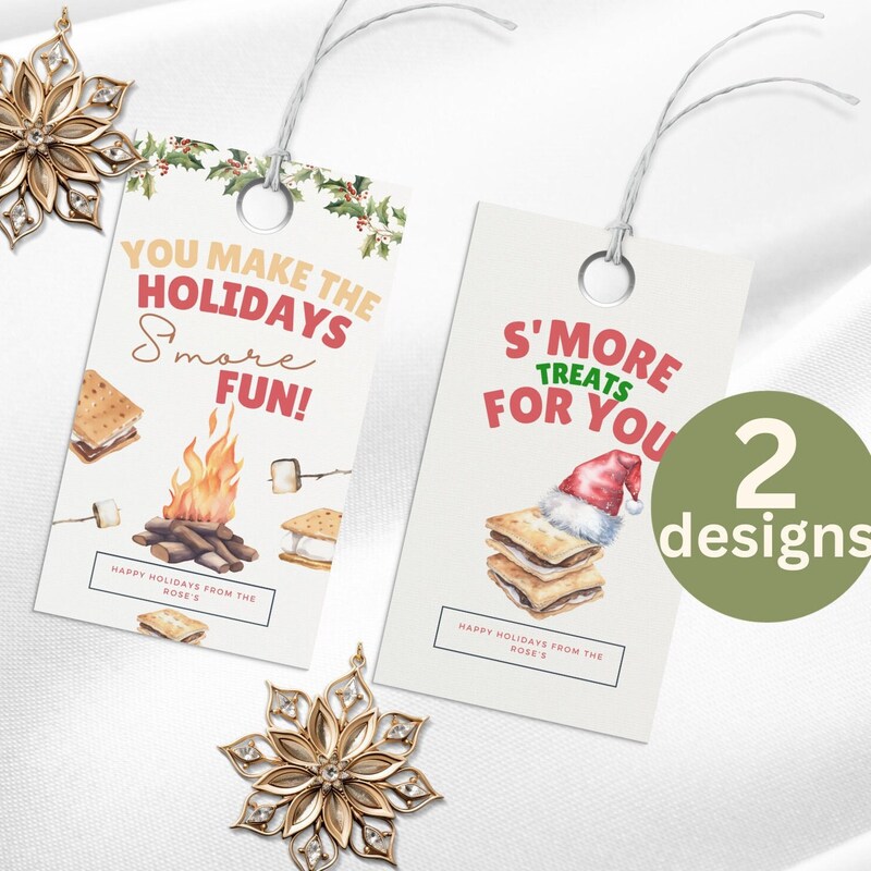 Smores Tag - Etsy