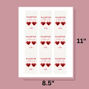 You Brighten My Day Valentine Sunglasses Tags Editable Sunglasses Tag ...