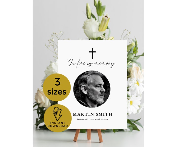 Custom in Loving Memory of Funeral Guest Book, A Personalized ...