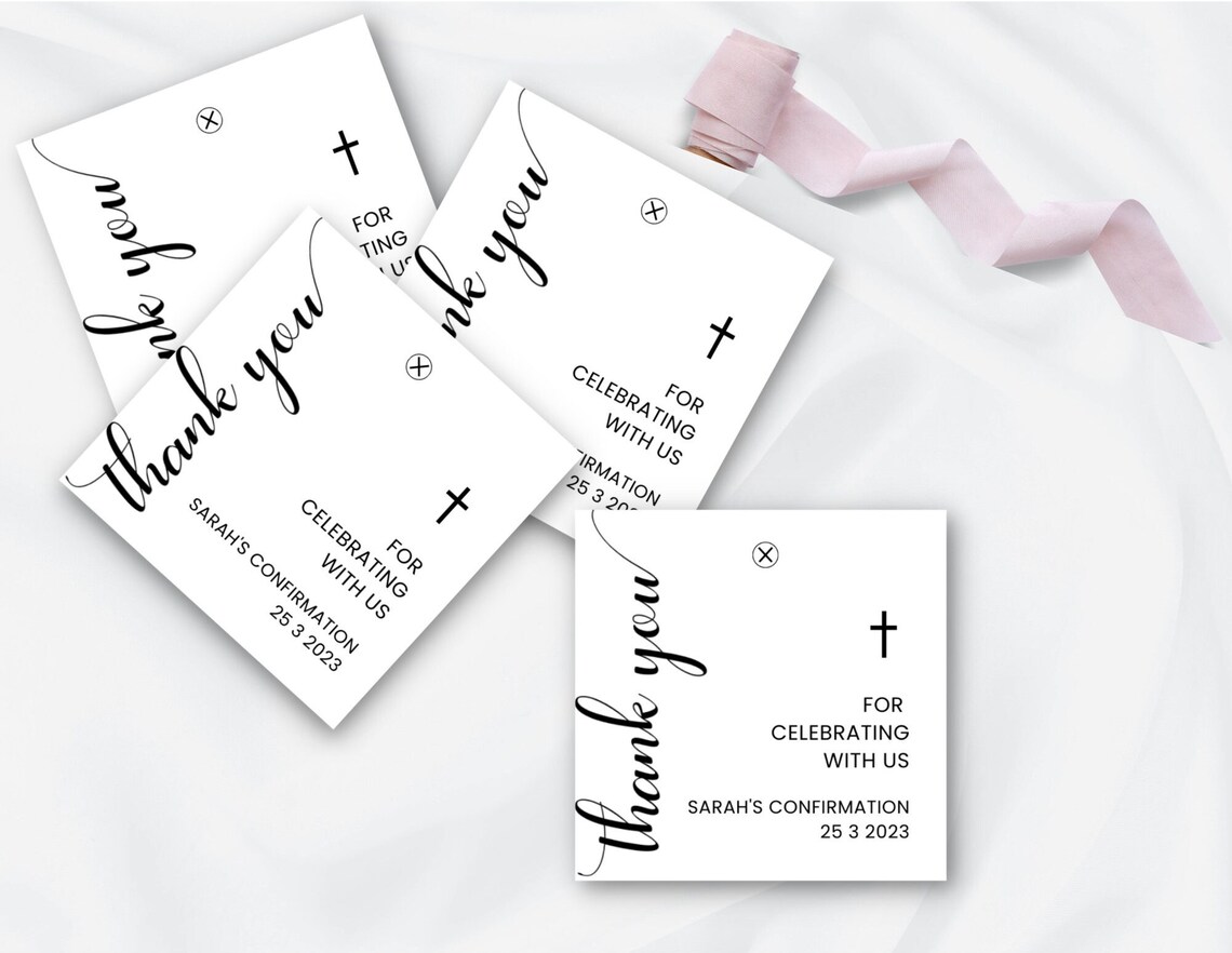 Minimalist Printable Confirmation Bundle, Confirmation Pack, Invite ...