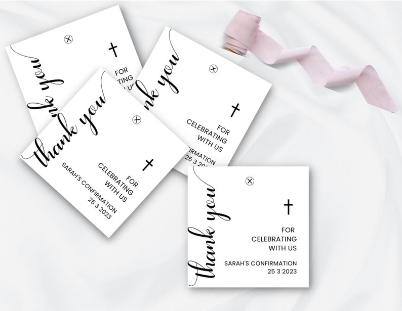 Minimalist Printable Confirmation Bundle, Confirmation Pack, Invite ...