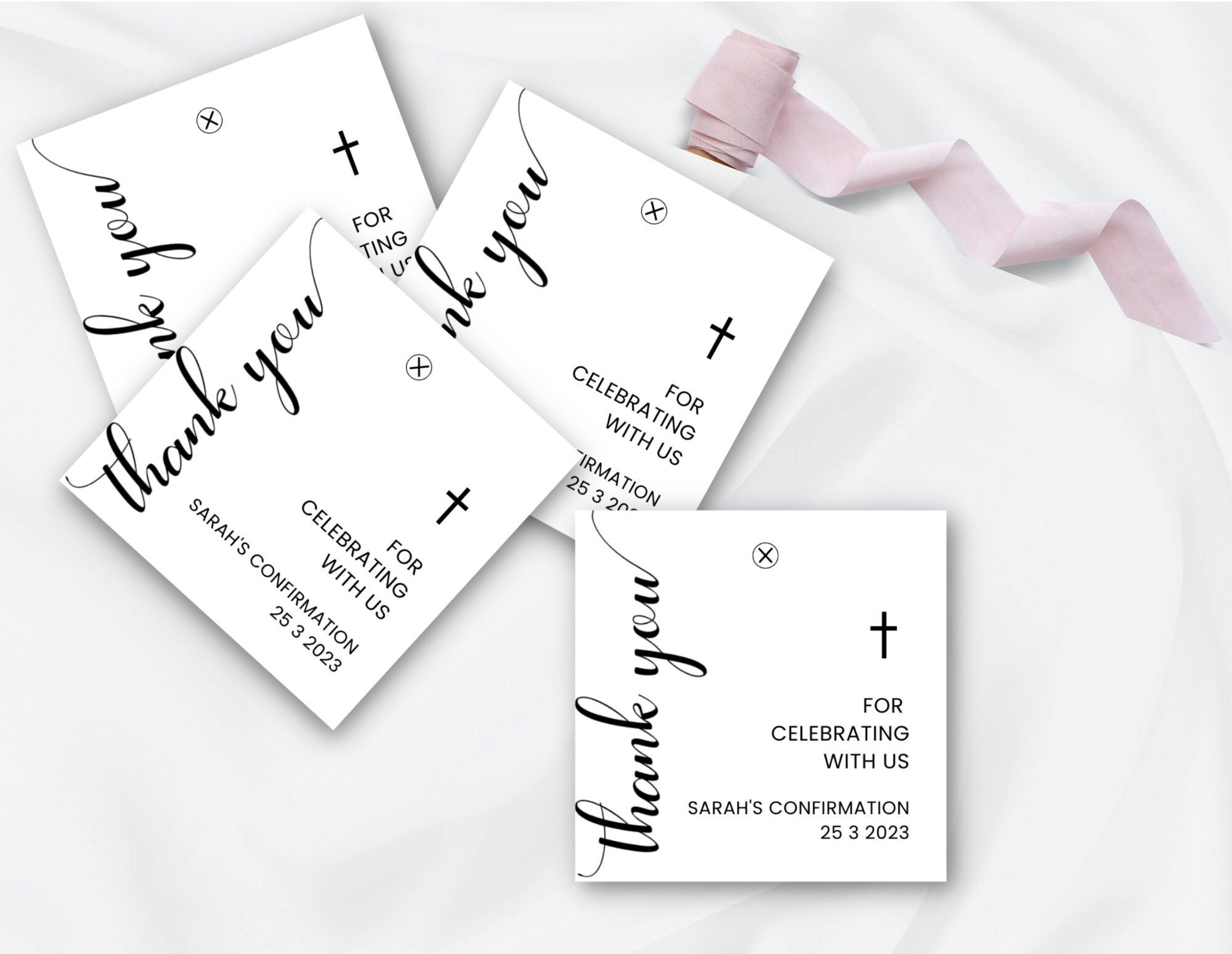 Minimalist Printable Confirmation Bundle, Confirmation Pack, Invite ...
