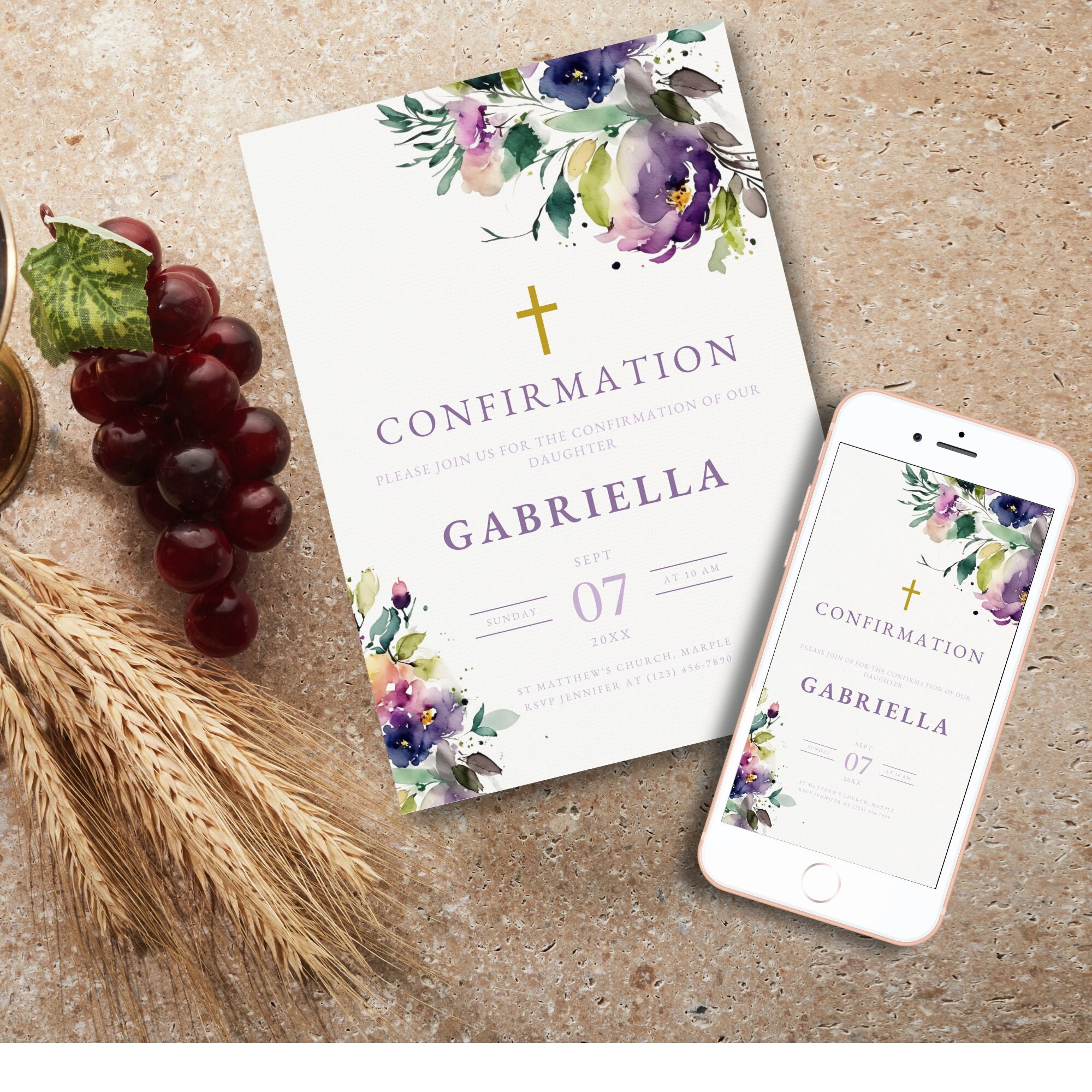 Will You Be My Confirmation Sponsor Proposal Card Catholic Invitation ...