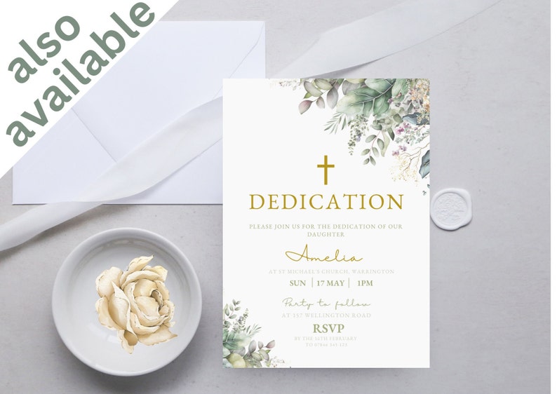 Dedication Thank You Tag Template, Boho Dedication Thank You Tags ...