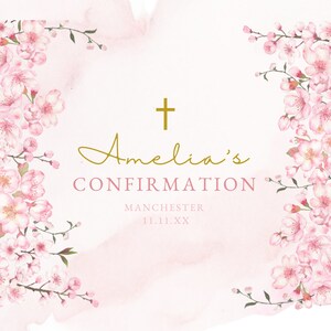 Confirmation Candy Bar Label, Confirmation Party Favor, Girls Party ...