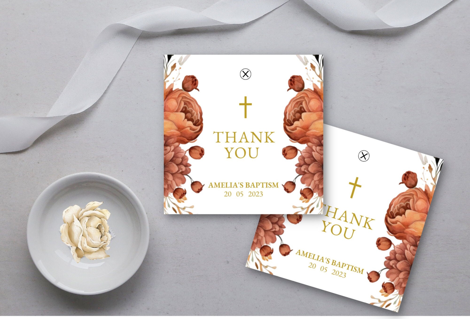 Baptism Invitation Fall, LDS Baptism Fall, Printable Baptism Template ...