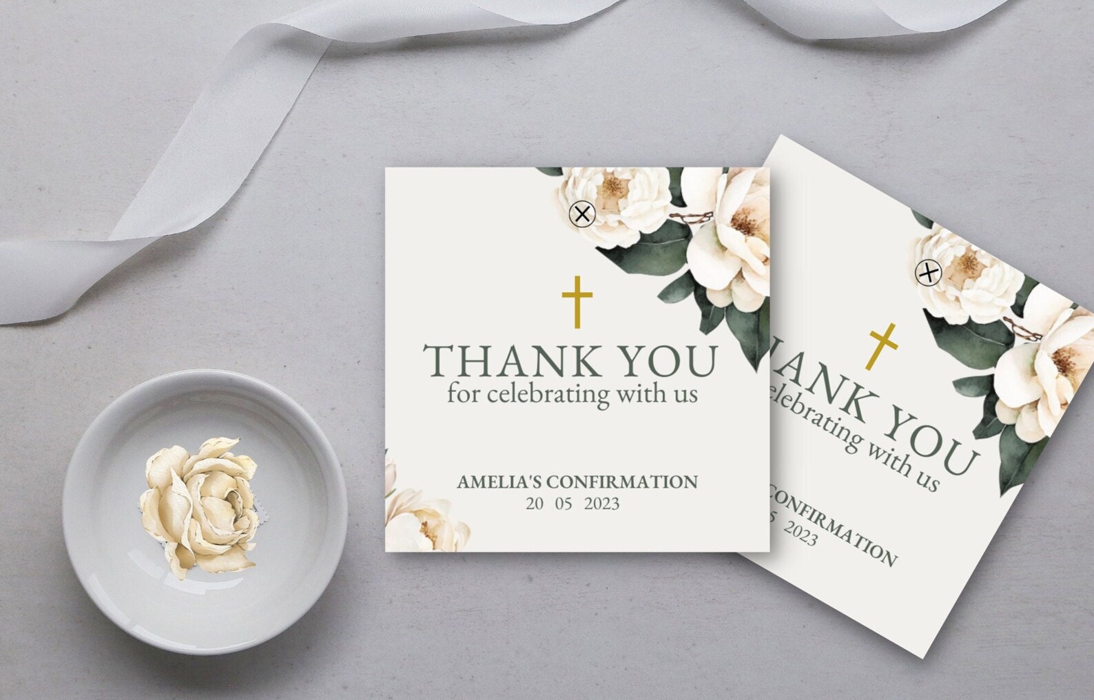 Confirmation Thank You Card Photo Confirmation Thank You DIY - Etsy