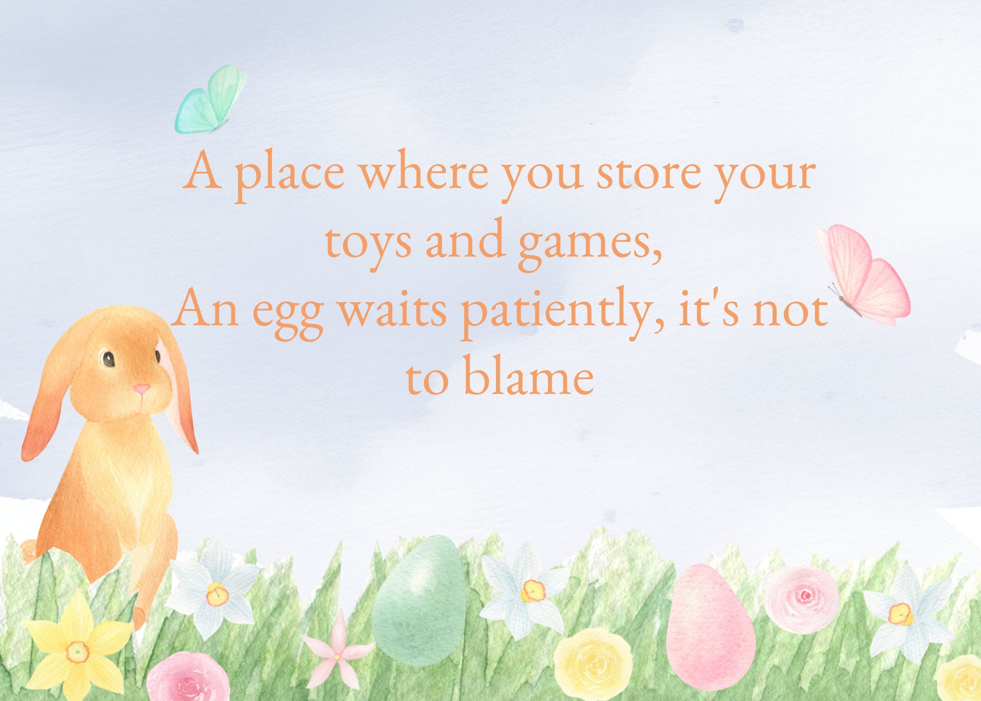 Printable Easter Egg Hunt Kit Includes Certificate and 8 Clue, Easter ...