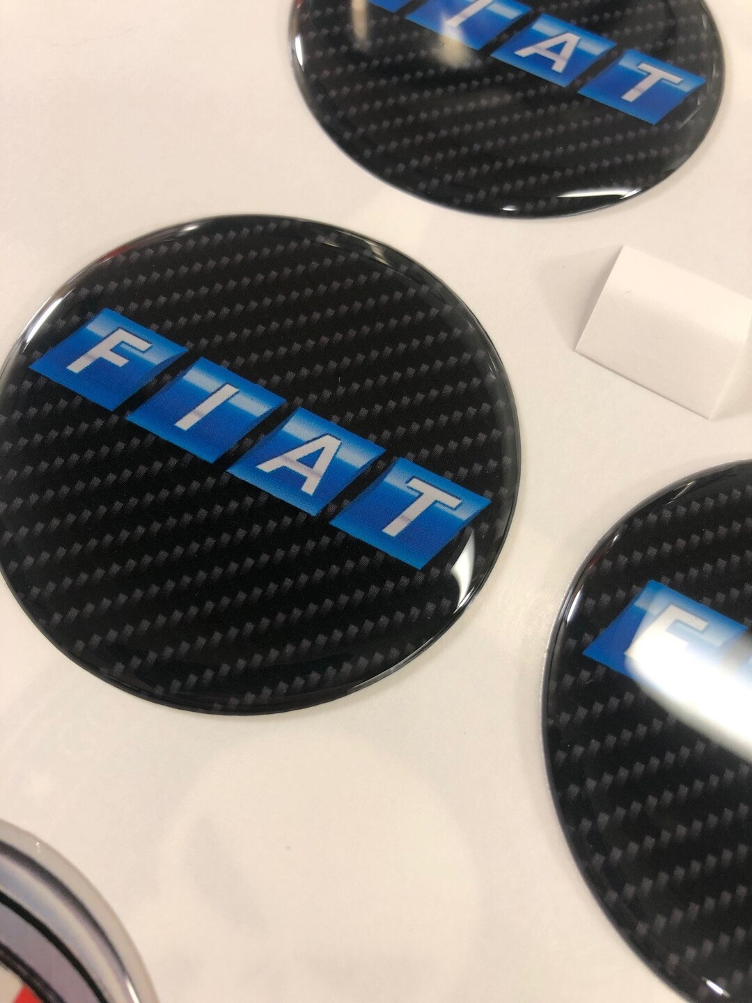 FIAT Domed Hub Cap Decal for Car Domed Center Cap for Wheel Center Hub ...
