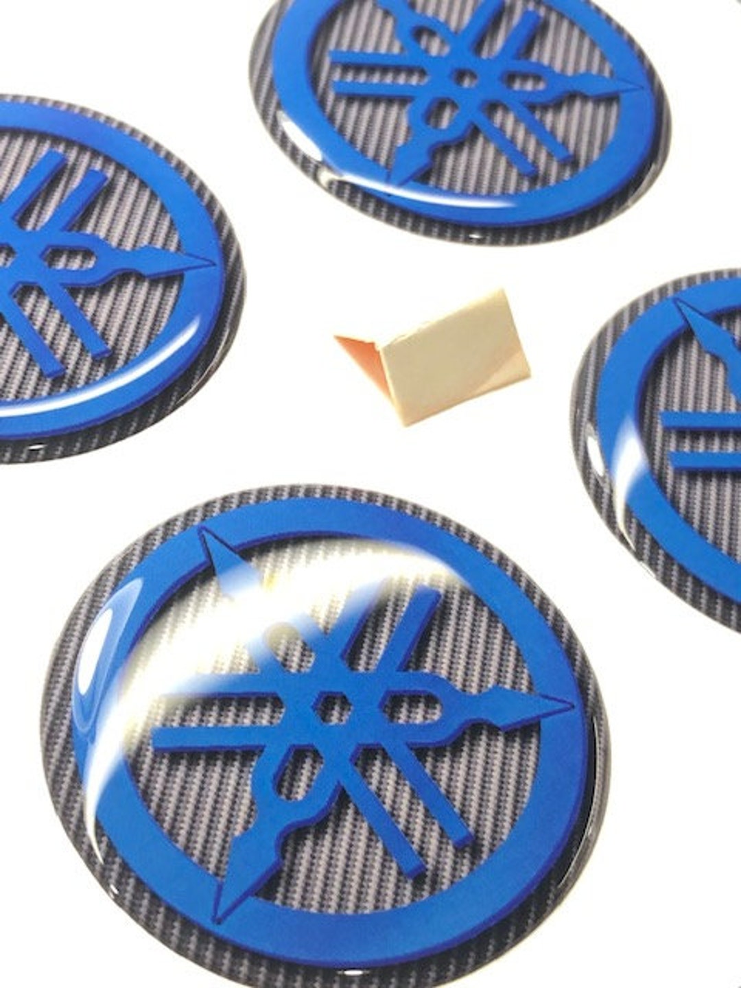 YAMAHA Wheel Domed Emblem for Car Wheel Center Emblem Domed Sticker Hub ...