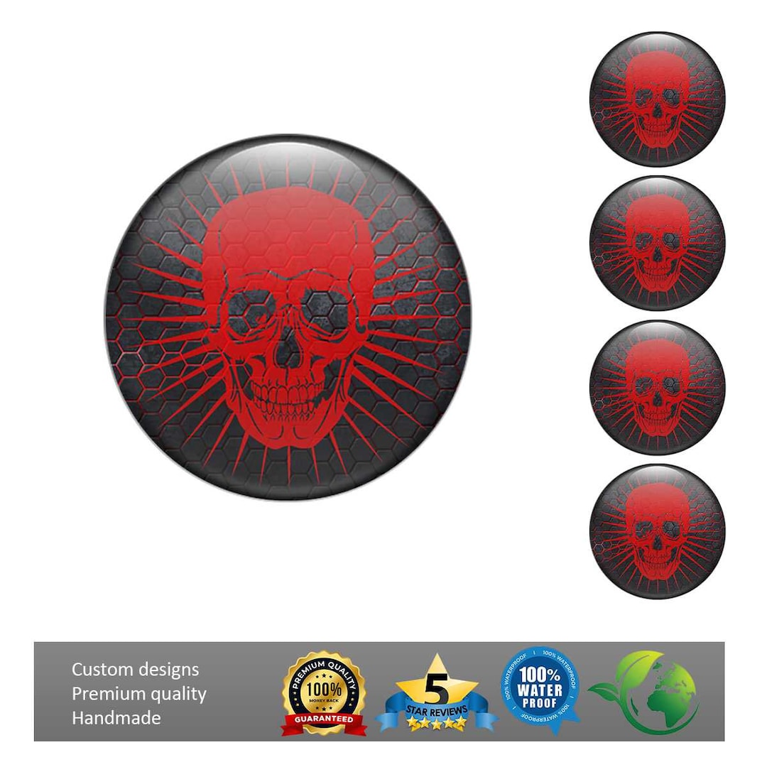 Rim Hub Cap Decal Center Wheel Sticker Self-adhesive Silicone - Etsy