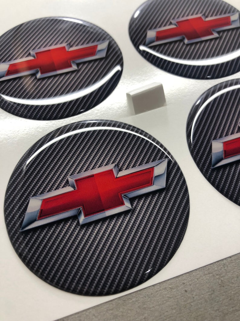 CHEVROLET Domed Hub Cap Decal for Car Domed Center Cap for Wheel Center ...