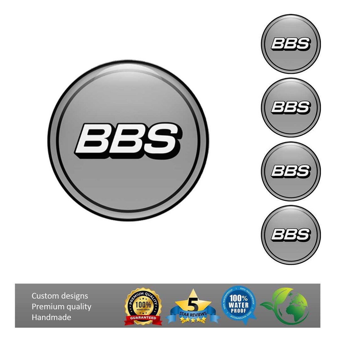 BBS Hub Cap Sticker Domed Center Hub Cap Rim Domed Sticker Self ...