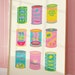 Funky Grocery Items Poster Colorful Food Art Prints Cute Kitchen Wall ...