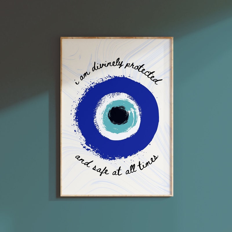 Evil Eye Print - Etsy