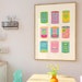 Funky Canned Goods Poster • Colorful Food Art Prints • Eclectic Kitchen ...