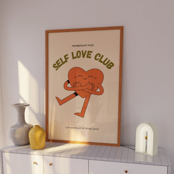 70s Self Love Art - Etsy