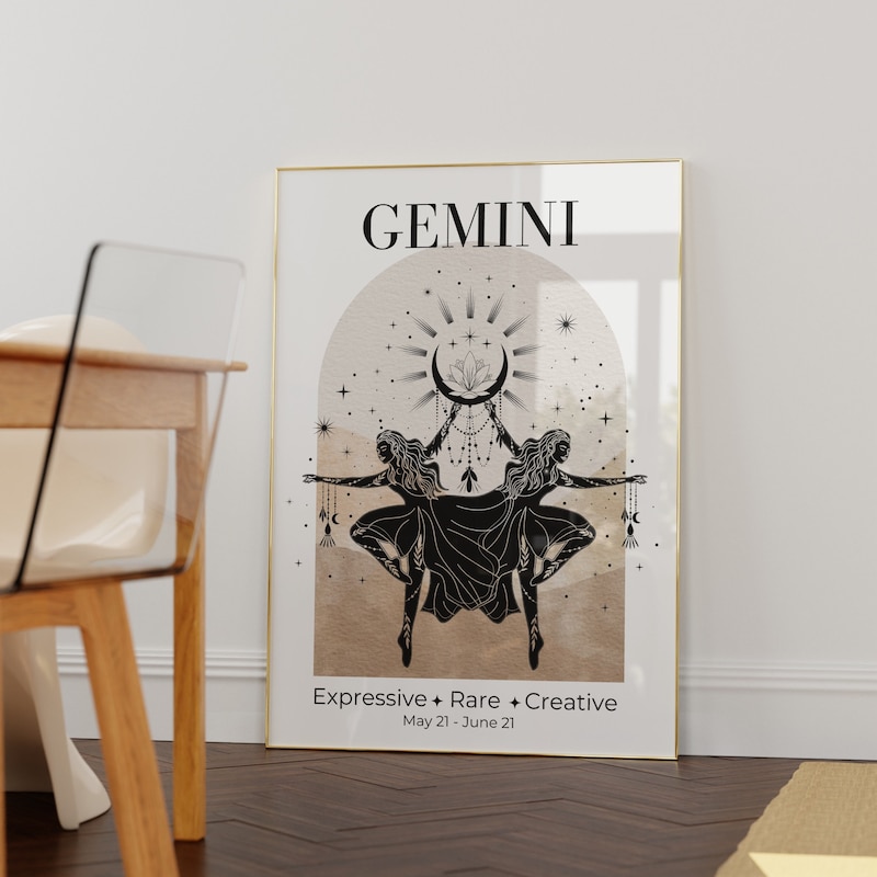 Gemini Art - Etsy