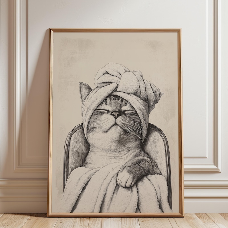 12x12 Cat Poster Prints - Etsy