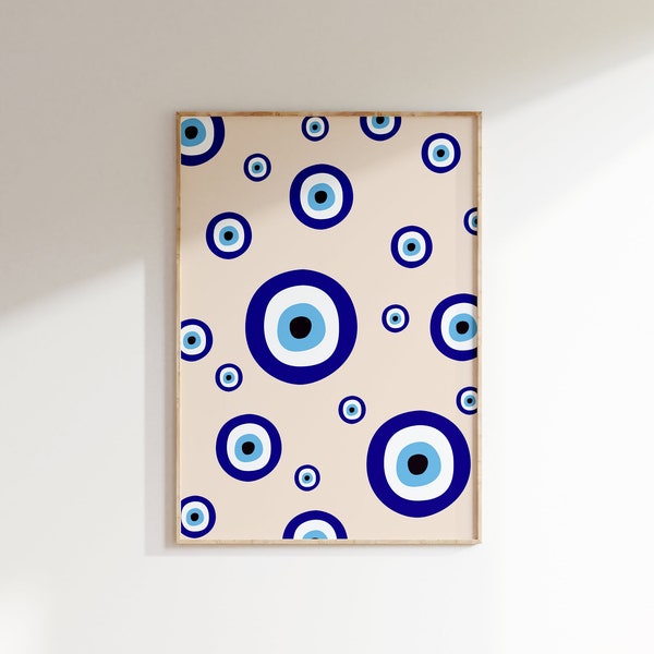 Evil Eye Print - Etsy