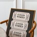 Good Times Ticket Print • Black & White Vintage Wall Art • Trendy Retro ...