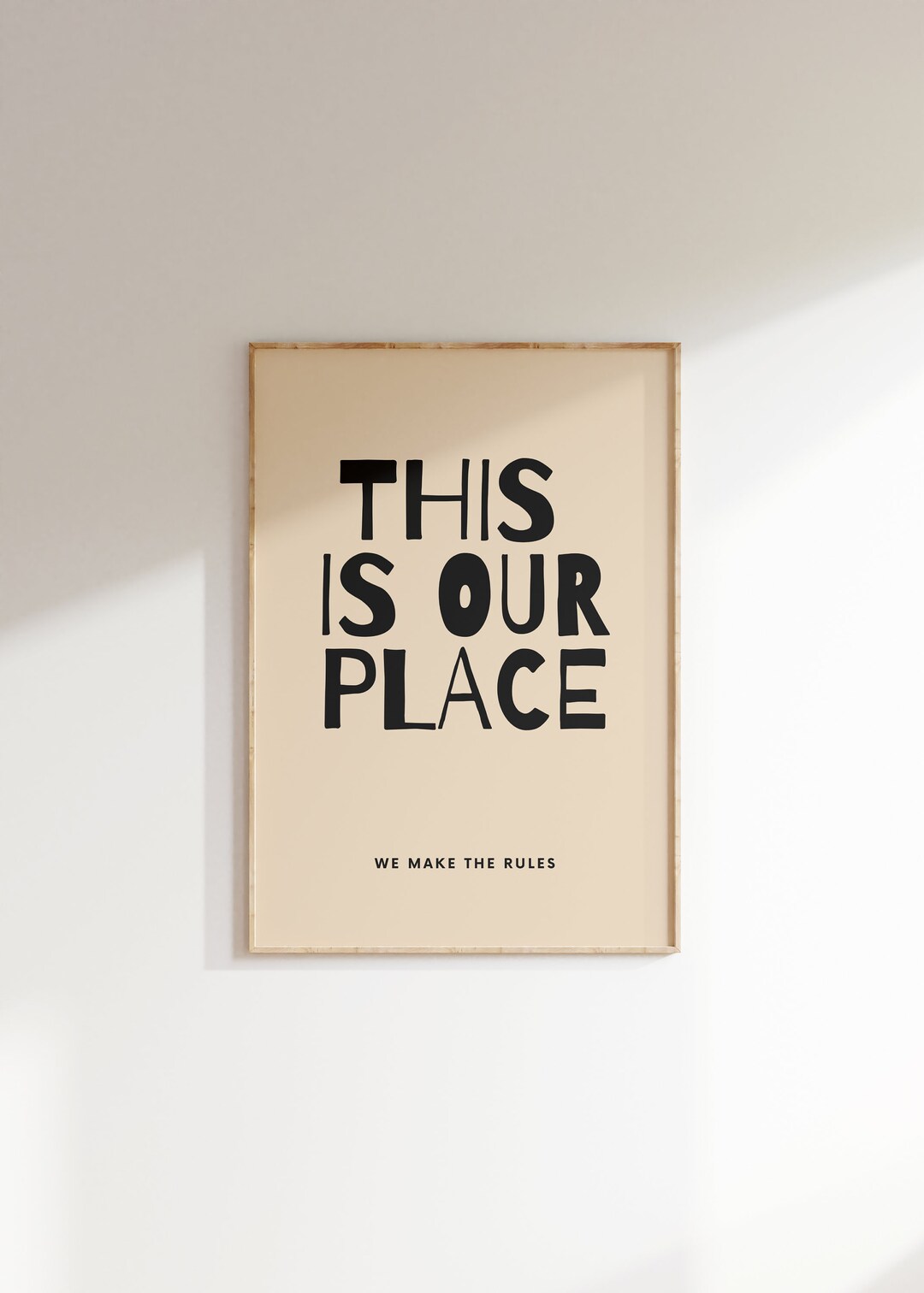 Taylor Swift Lyrics Poster • This is Our Place, We Make the Rules ...